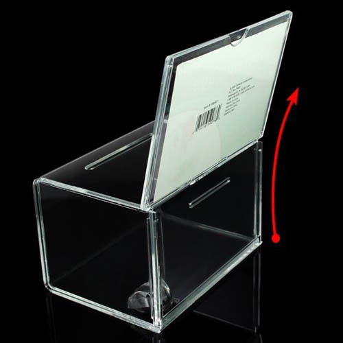 Entry Box|Acrylic Donation Container|Church Offering Boxes